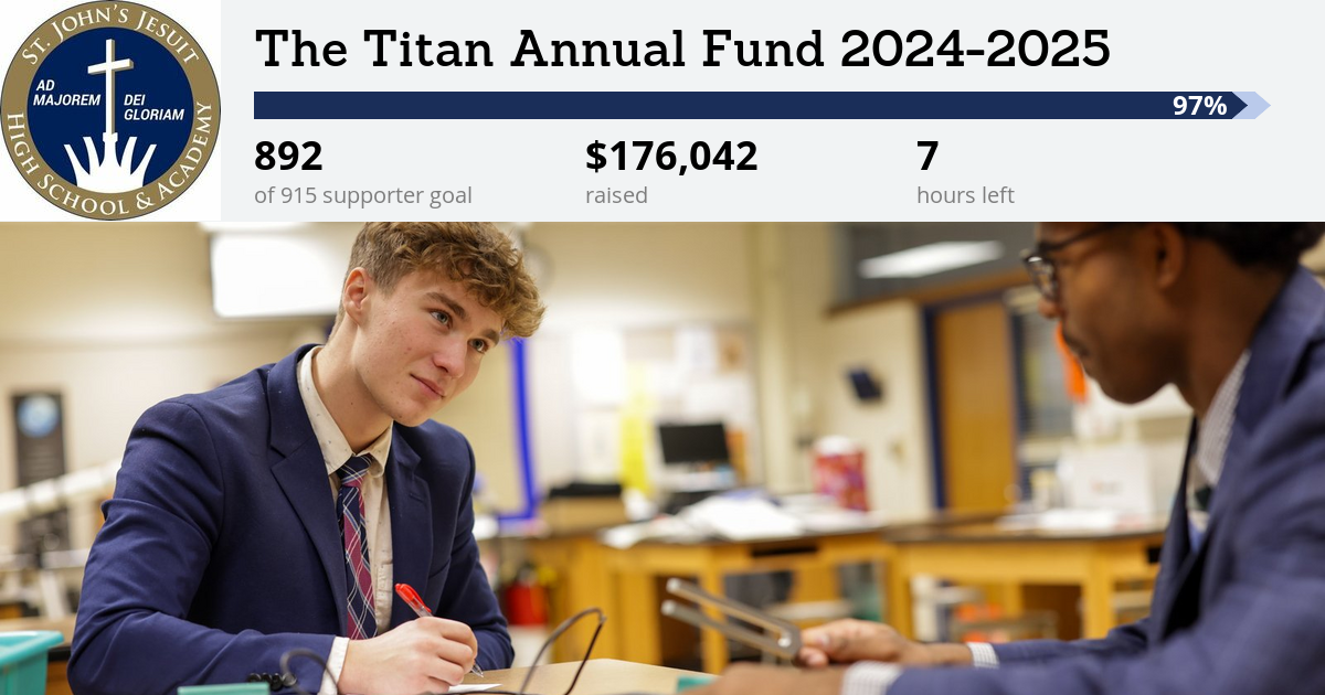 The Titan Annual Fund 2024-2025 | St. John's Jesuit High School & Academy