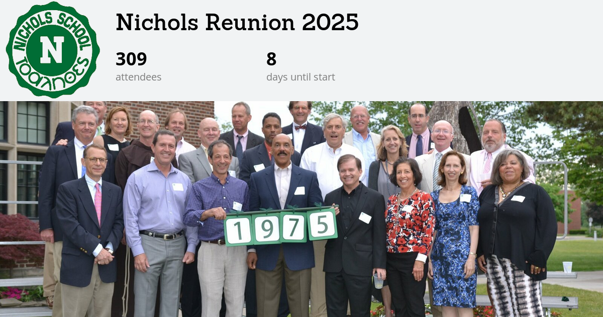 Nichols Reunion 2025 – Comments | Nichols School