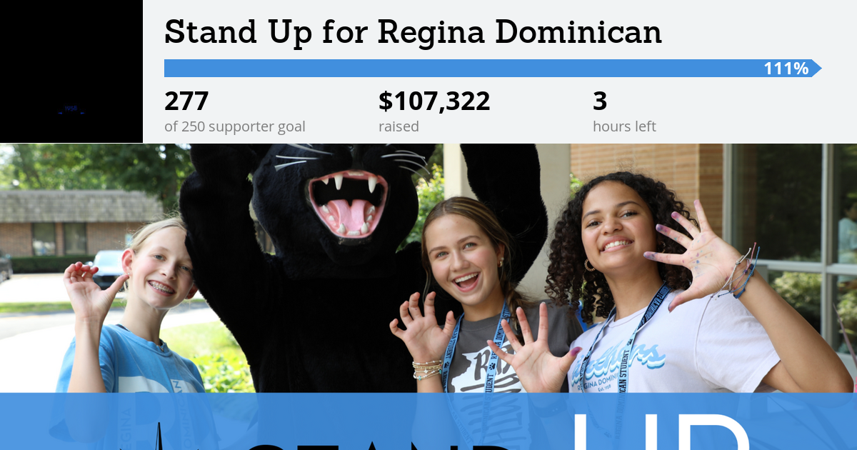 Stand Up for Regina Dominican – Challenges | Regina Dominican High School