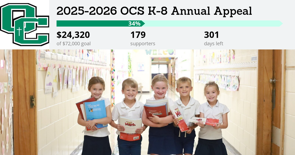 2025-2026 OCS K-8 Annual Appeal | Owensboro Catholic Schools