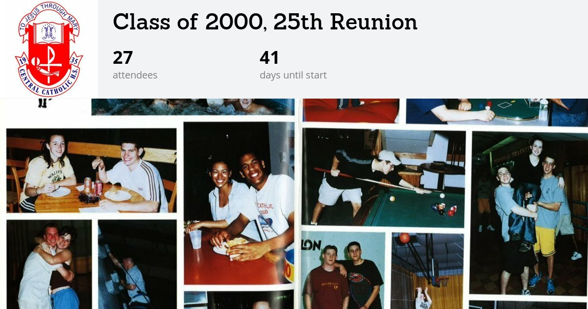 Class of 2000, 25th Reunion | Central Catholic High School