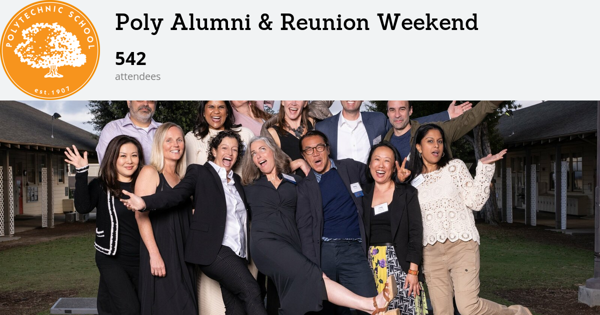 Poly Alumni & Reunion Weekend – Attendees | Polytechnic School