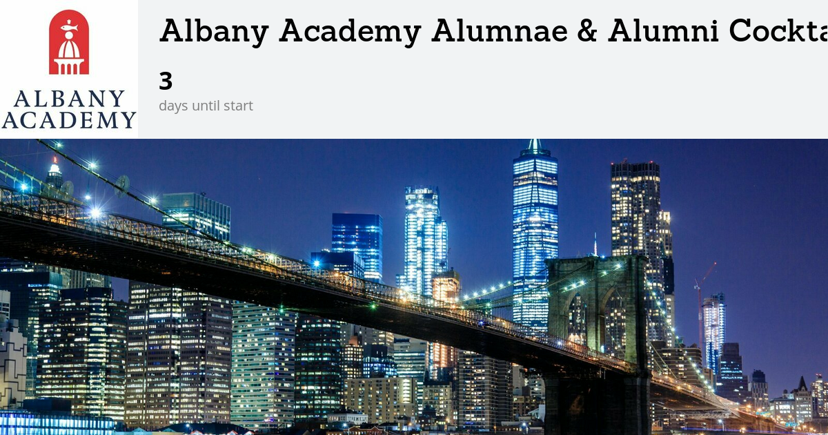 Albany Academy Alumnae & Alumni Cocktail Reception in NYC | Albany Academy