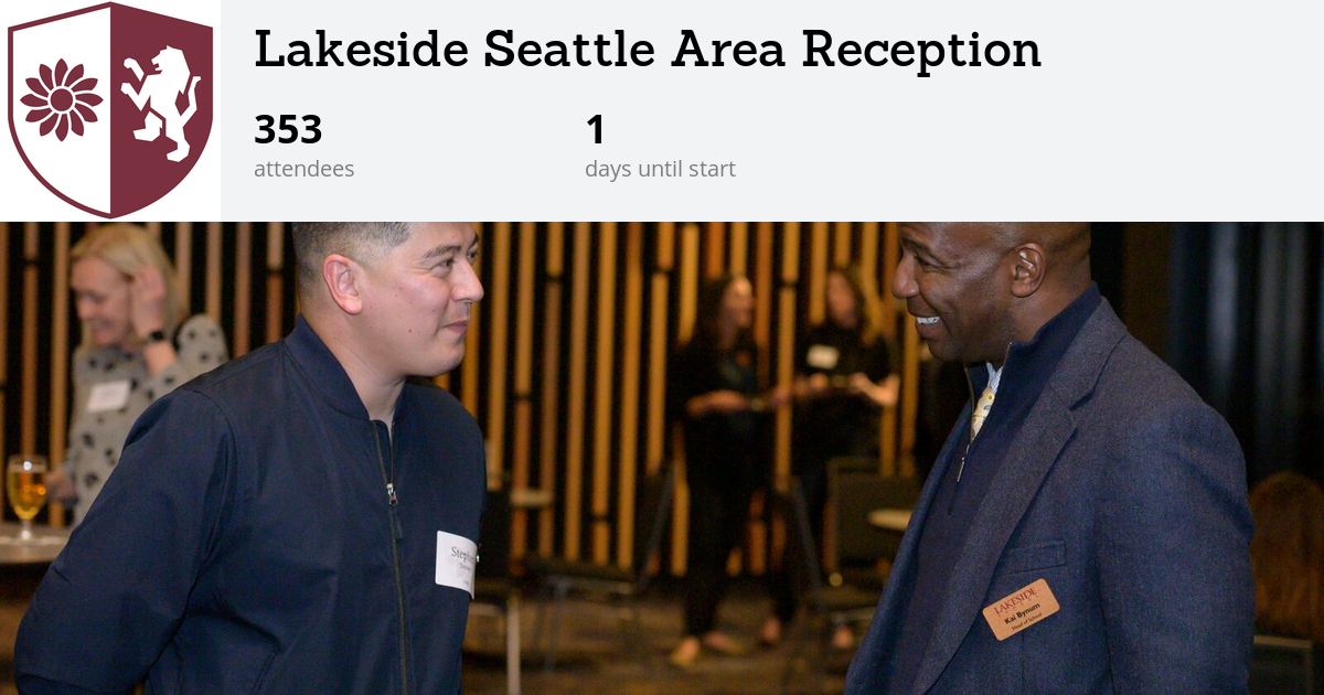 Lakeside Seattle Area Reception – Attendees | Lakeside School