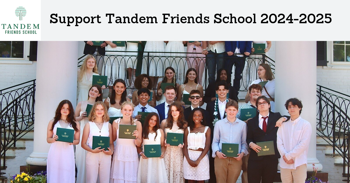 Support Tandem Friends School 2024-2025 | Tandem Friends School
