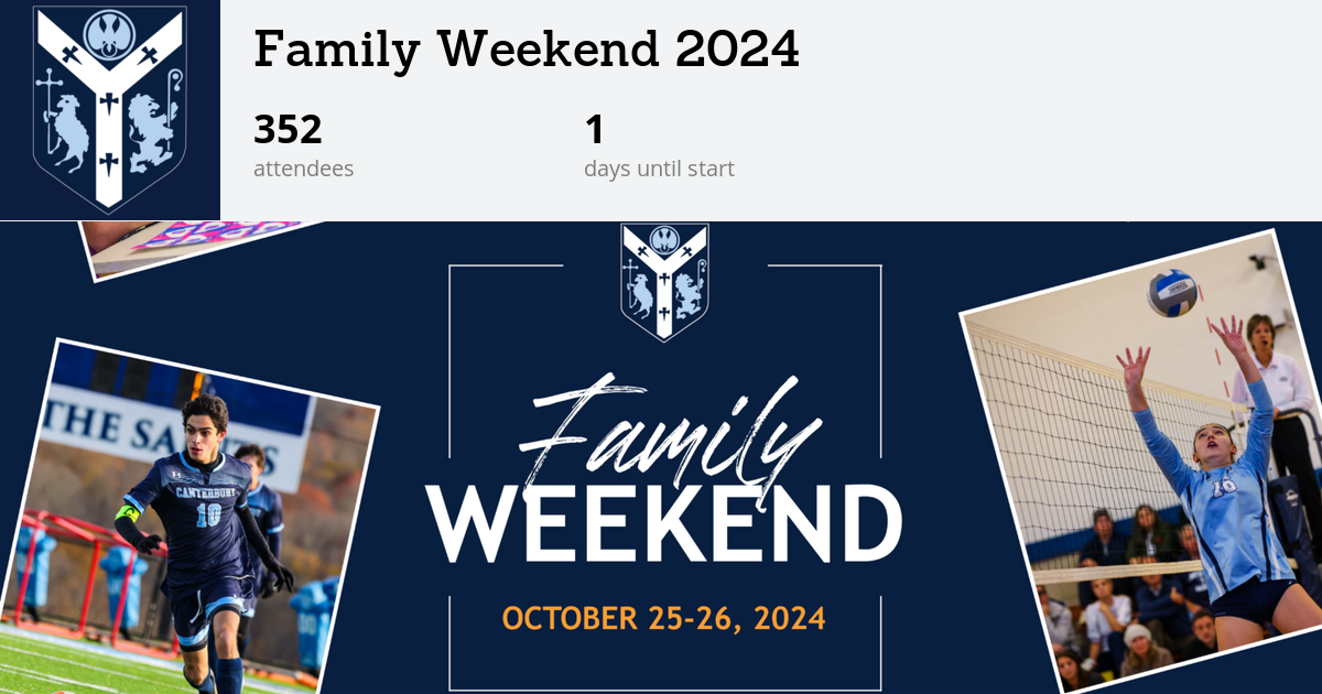 Family Weekend 2024 | Canterbury School