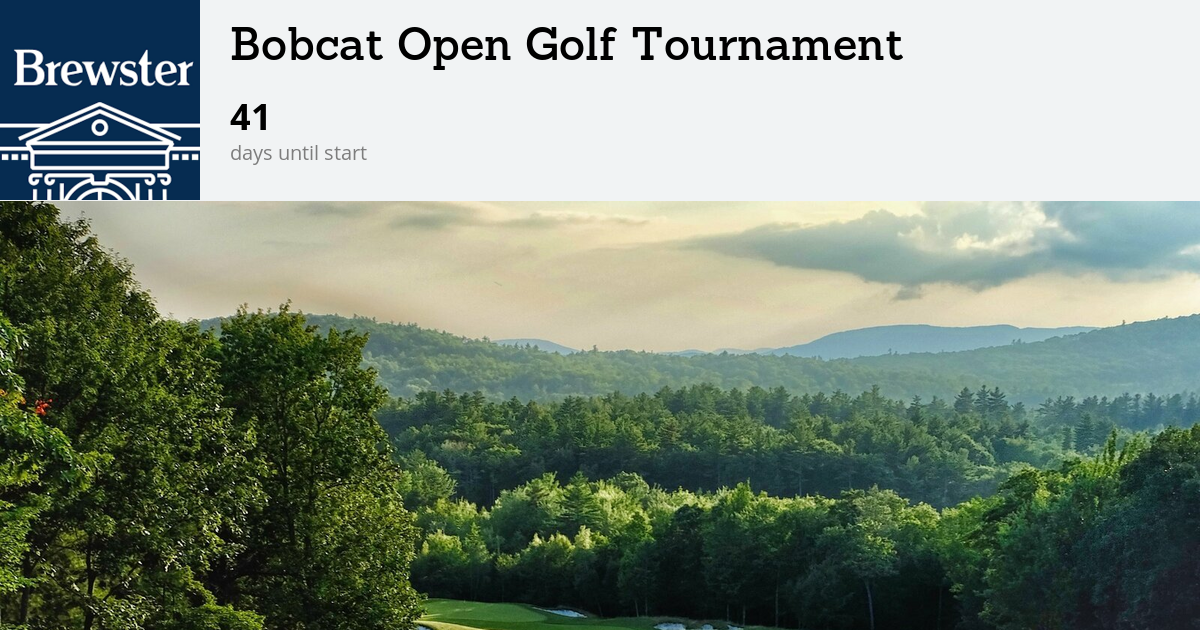 Bobcat Open Golf Tournament | Brewster Academy