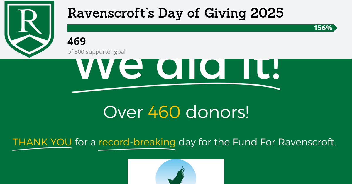 Ravenscroft's Day of Giving 2025 | Ravenscroft School