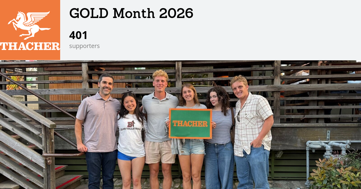 GOLD Month 2026 – Challenges | The Thacher School