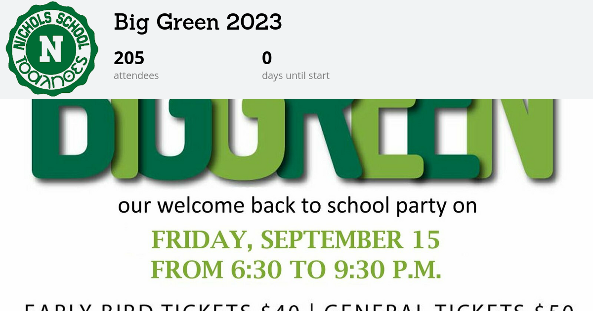 Big Green 2023 | Nichols School