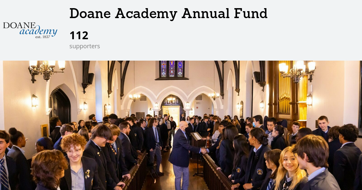 Doane Academy Annual Fund | Doane Academy