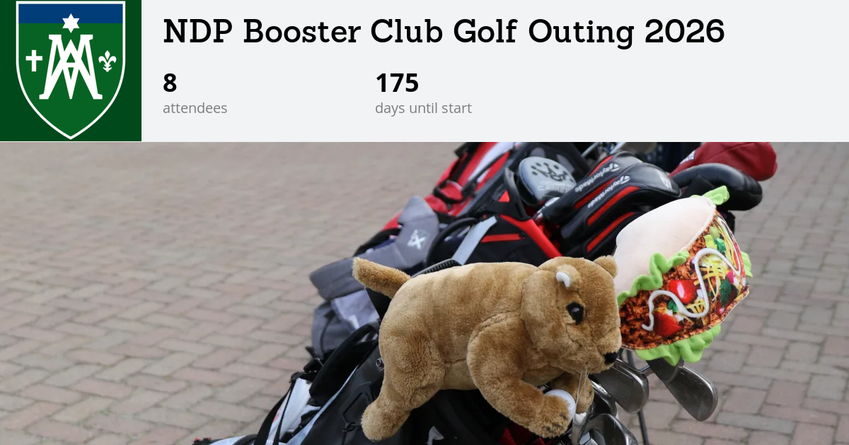 NDP Booster Club Golf Outing 2026 | Notre Dame Preparatory School