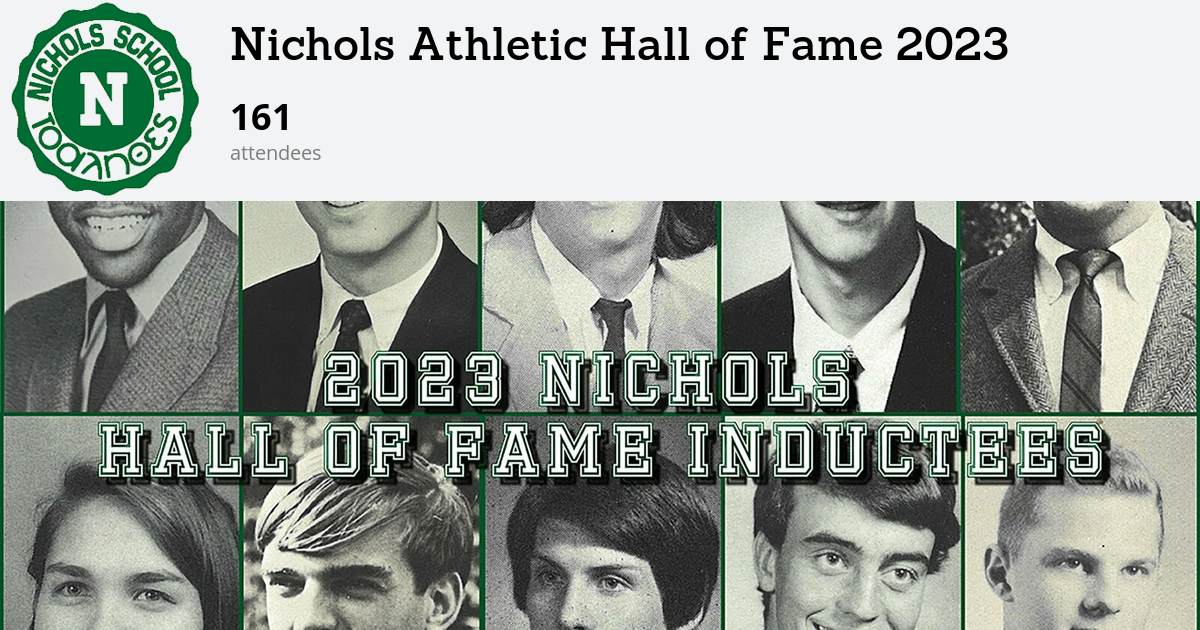 Nichols Athletic Hall of Fame 2023 – Attendees | Nichols School