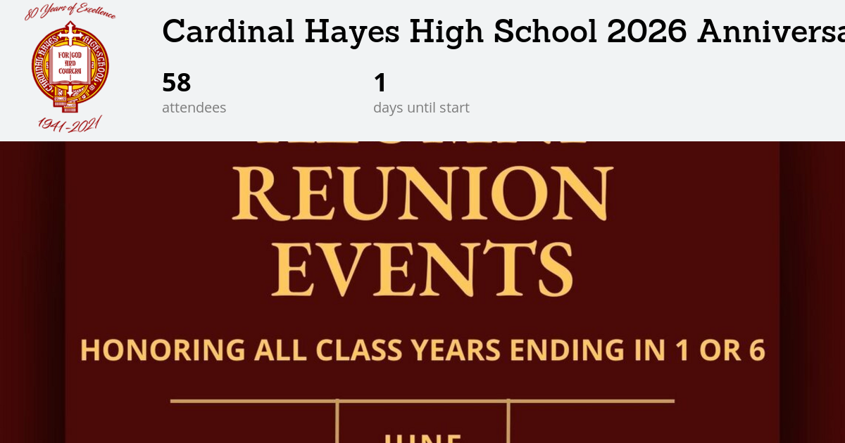 Cardinal Hayes High School 2026 Anniversary Celebrations – Comments ...