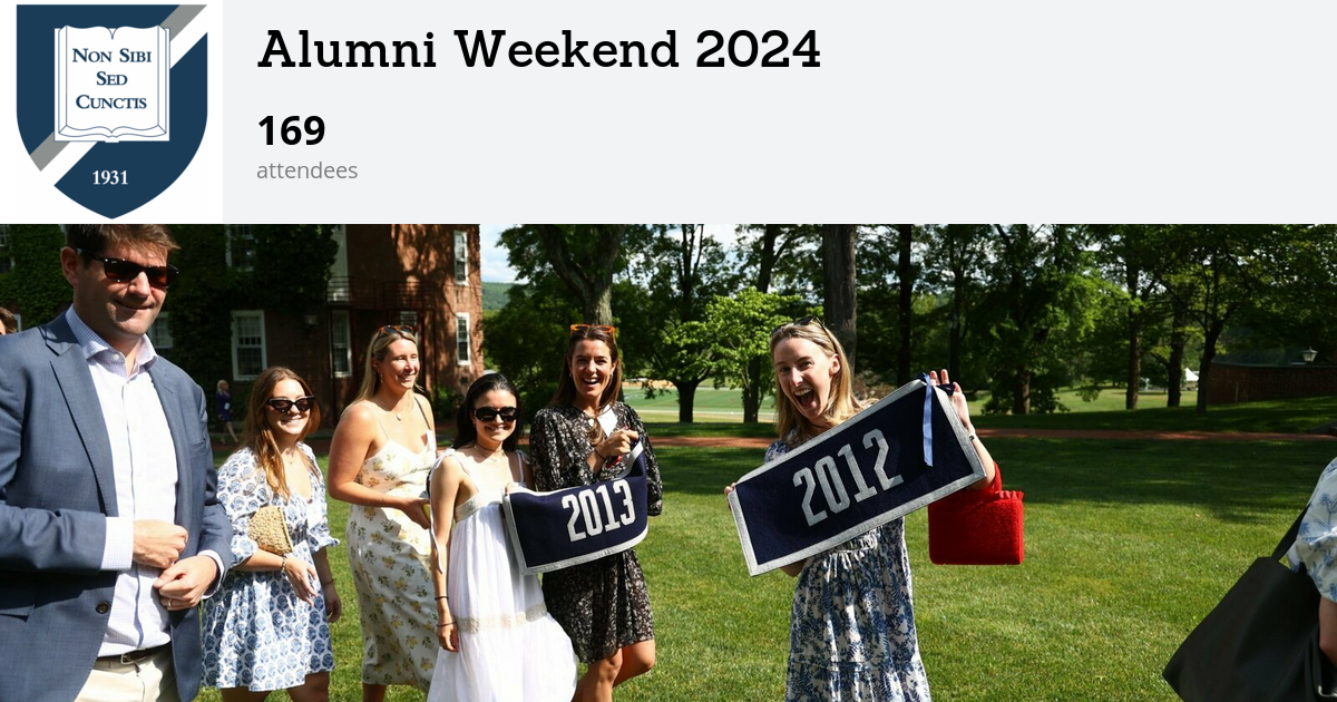 Alumni Weekend 2024 – Attendees | Millbrook School