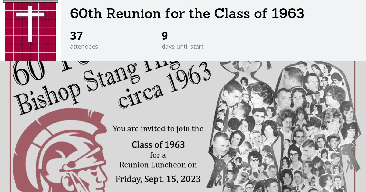 60th Reunion for the Class of 1963 – Attendees | Bishop Stang High School