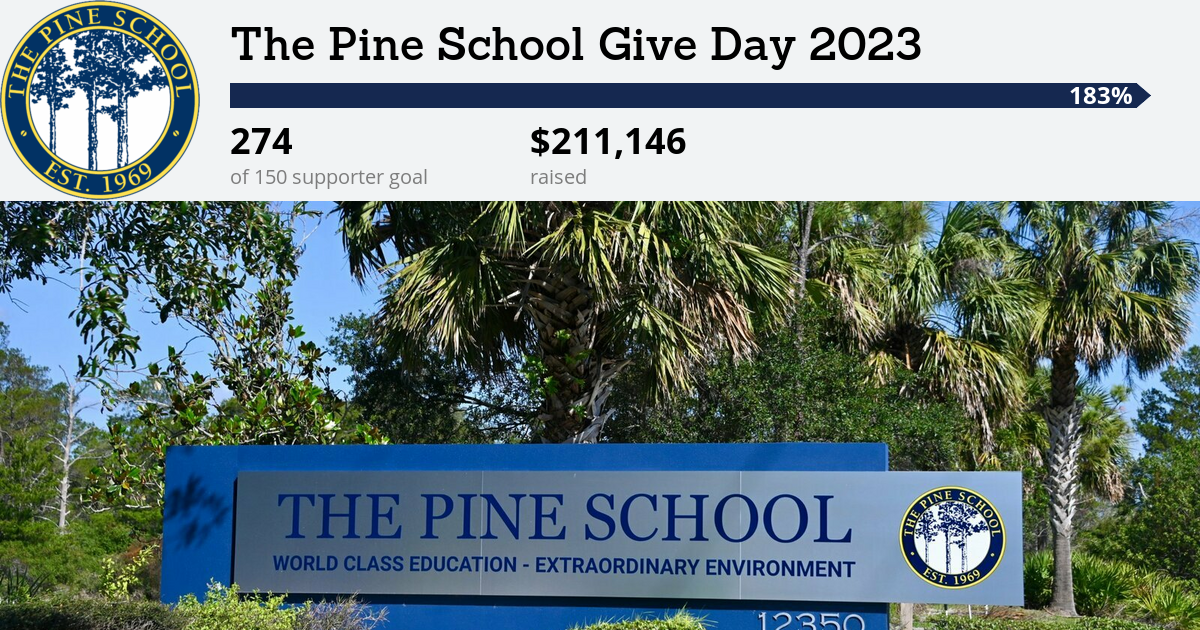 The Pine School Give Day 2023 | The Pine School
