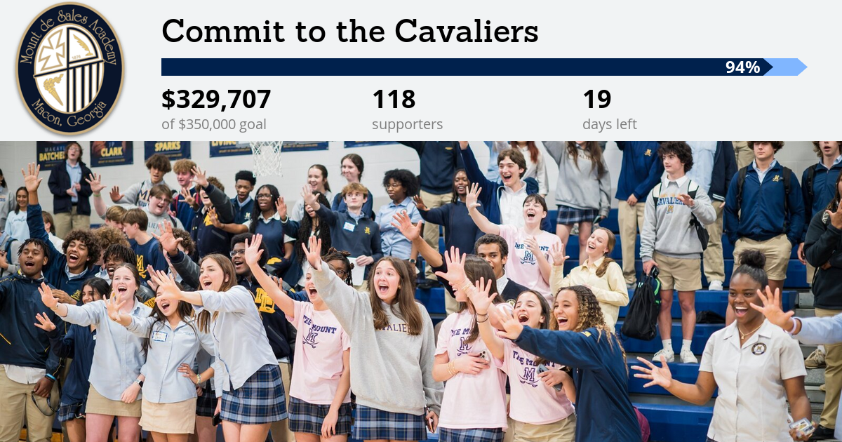 Commit to the Cavaliers – Comments | Mount de Sales Academy