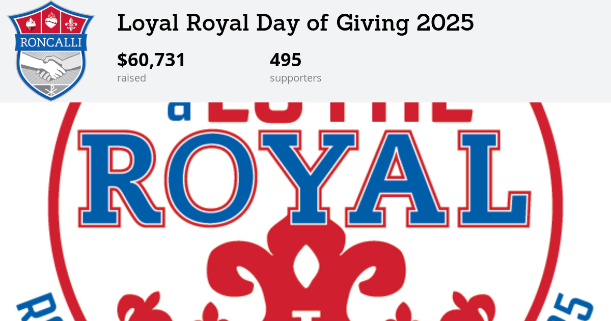 Loyal Royal Day of Giving 2025 – Supporters | Roncalli High School