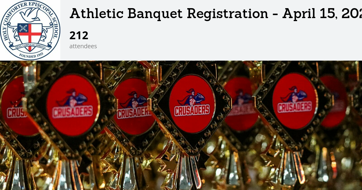 Athletic Banquet Registration - April 15, 2025 | Holy Comforter ...
