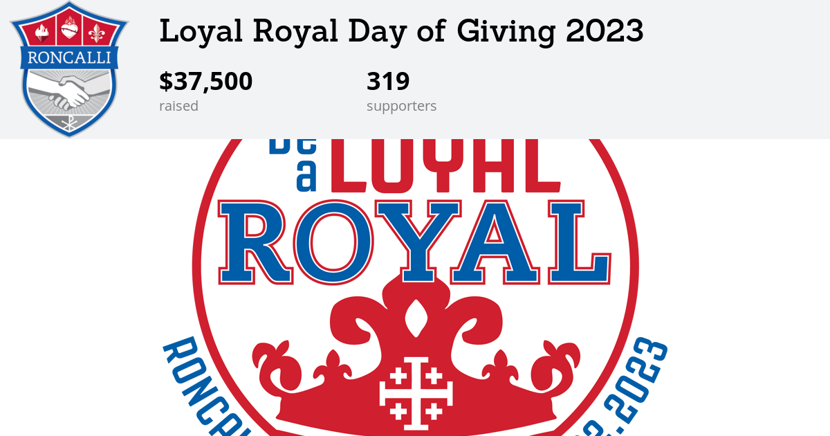 Loyal Royal Day of Giving 2023 | Roncalli High School