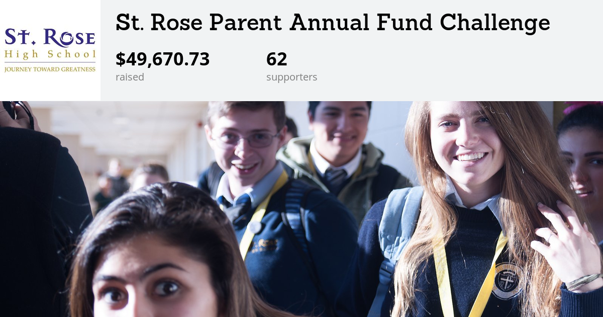 St. Rose Parent Annual Fund Challenge | St. Rose High School