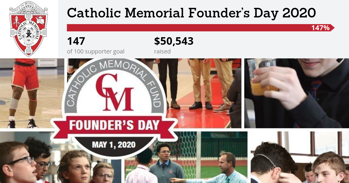 Catholic Memorial Founder's Day 2020 – Comments | Catholic Memorial School