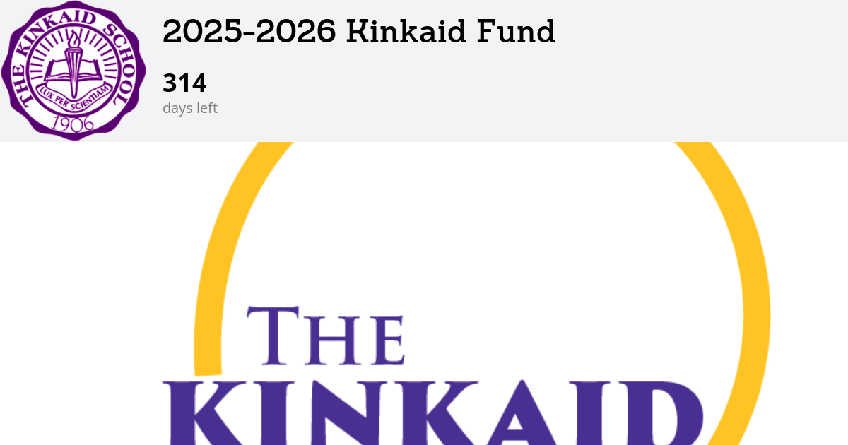 2025-2026 Kinkaid Fund | The Kinkaid School