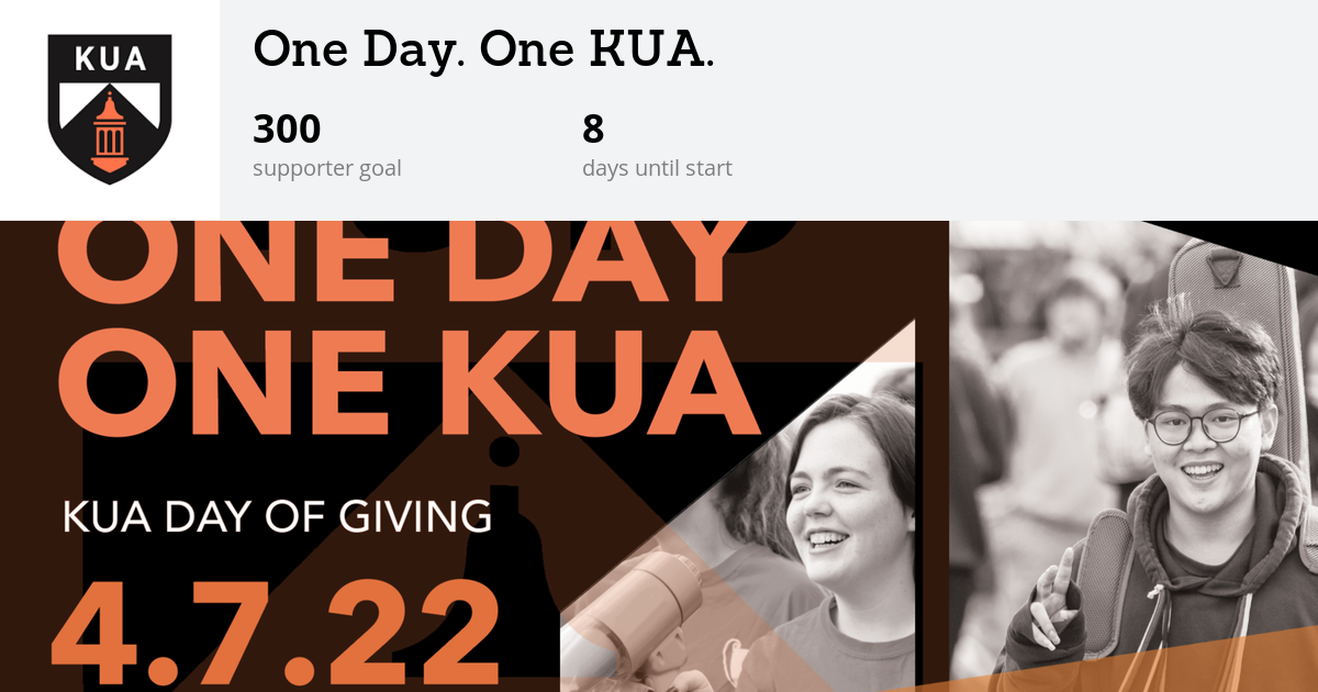 One Day. One KUA. 2022 KUA Day of Giving – Social Media | Kimball Union ...