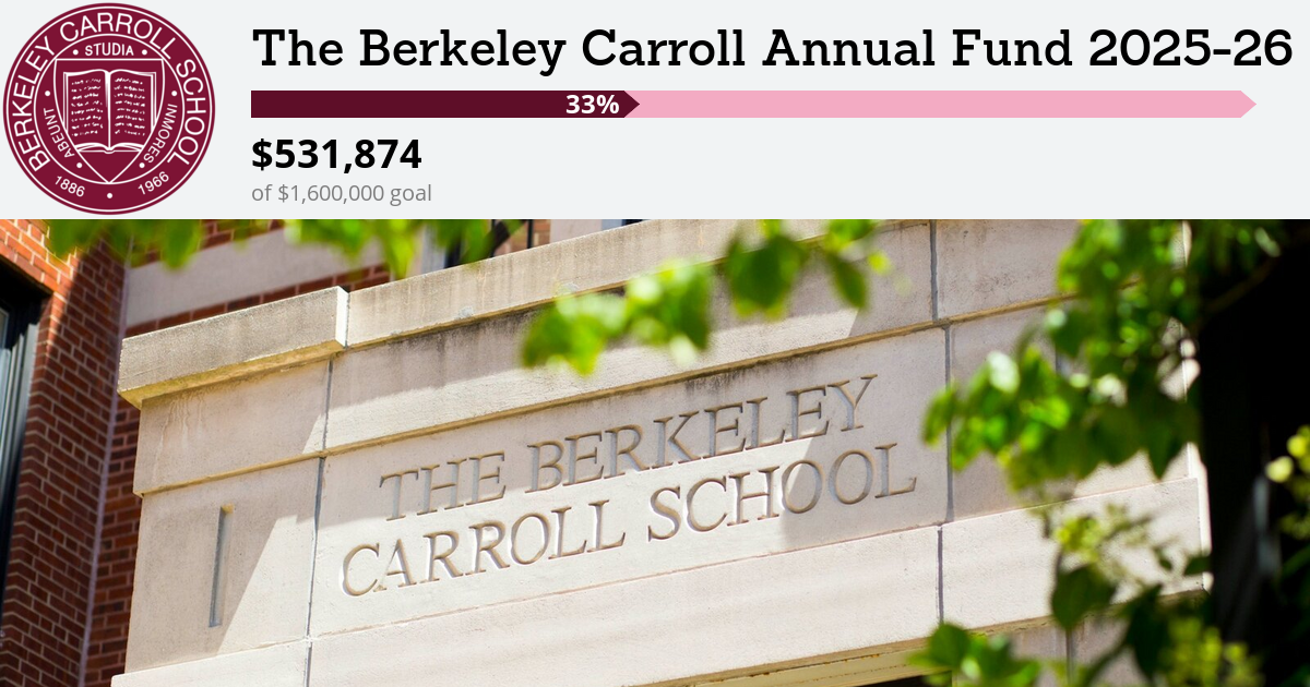 The Berkeley Carroll Annual Fund 2025-26 | The Berkeley Carroll School