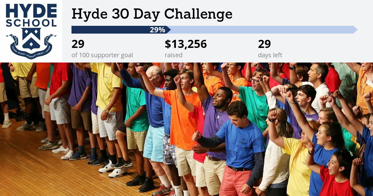 Hyde 30 Day Challenge | Hyde School
