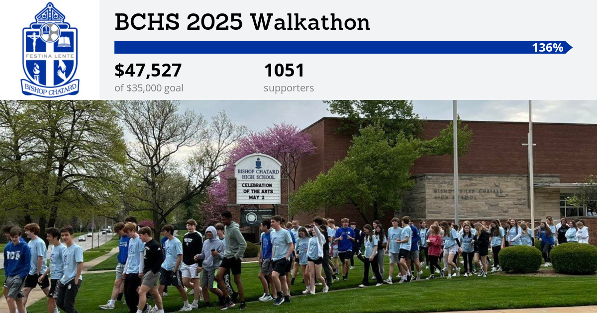 BCHS 2025 Walkathon | Bishop Chatard High School