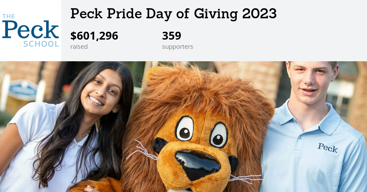 Peck Pride Day of Giving 2023 | The Peck School