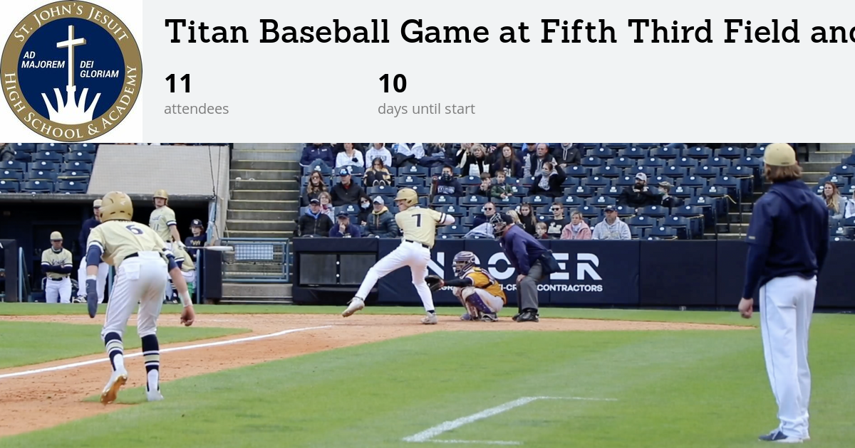 Titan Baseball Game at Fifth Third Field and Facilities Enhancement ...