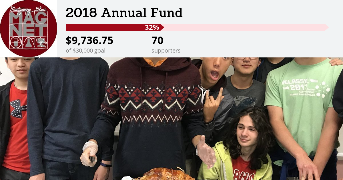 2018 Annual Fund | Montgomery Blair High School Magnet Foundation