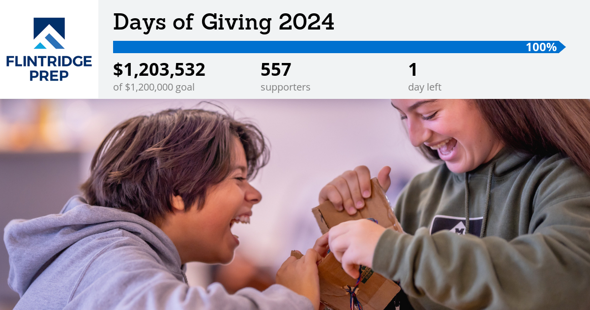 Days of Giving 2024 | Flintridge Prep
