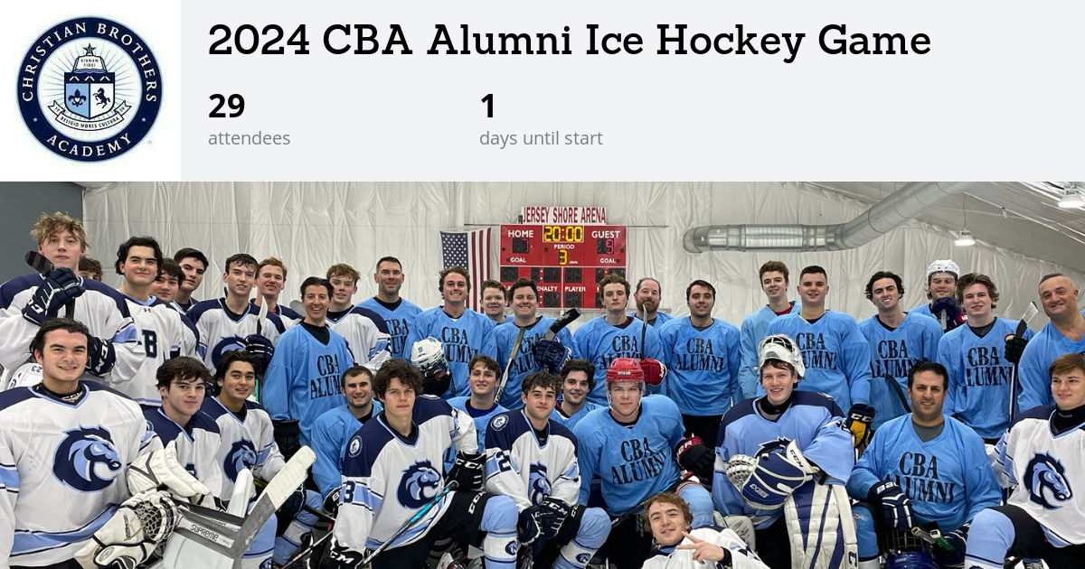 2024 CBA Alumni Ice Hockey Game | Christian Brothers Academy