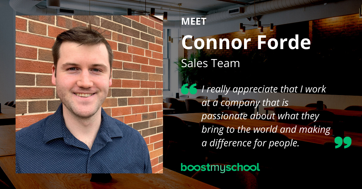 Team Spotlight: Meet Connor Forde | Boost My School